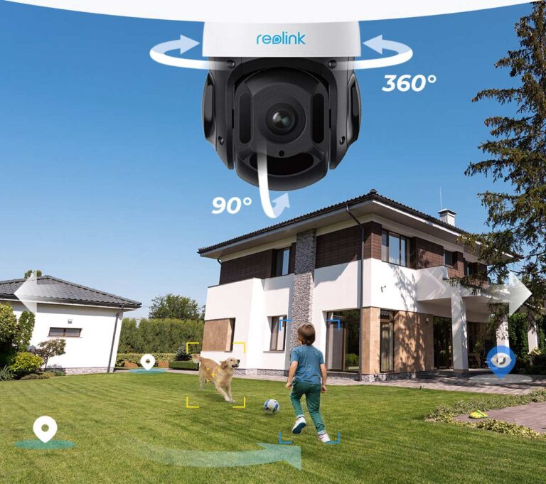 Reolink RLC-823S2 P850 - Smart 4K PoE kamera med 16X Zoom, Pan&Tilt og ...