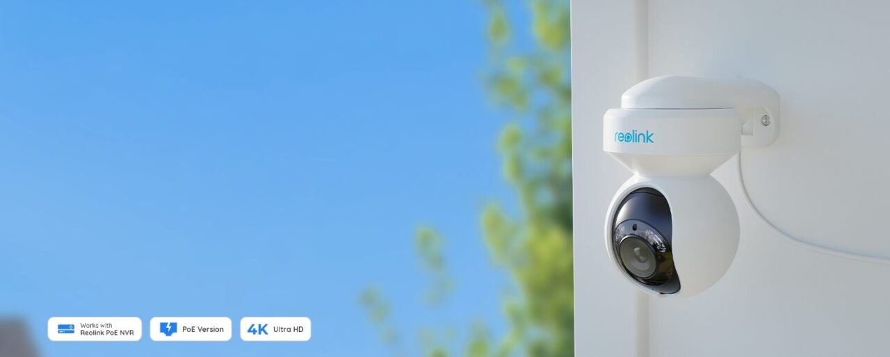 Reolink E1 Outdoor E560P PoE - 4K Mini PanTiltZoom PoE kamera med Auto ...